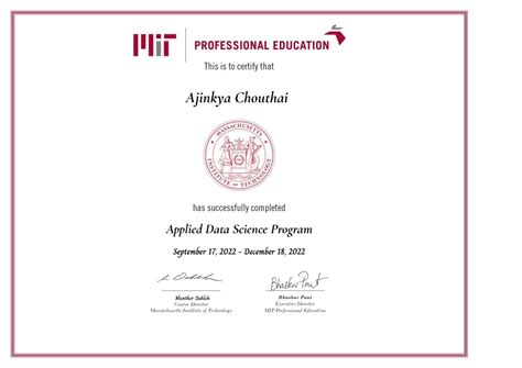 Ajinkya Chouthai On Linkedin Datascience Mit