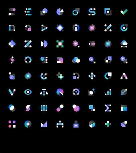 Ibm App Icons On Behance App Icon Design Ibm Design Icon Design