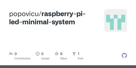 GitHub Popovicu Raspberry Pi Led Minimal System