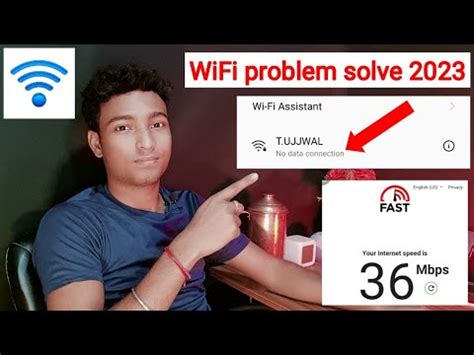 WiFi No Internet No Data Connection Problem Solve Fix WiFi Problem
