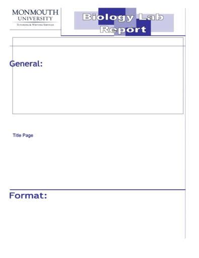 40 Lab Report Templates Format Examples ᐅ TemplateLab