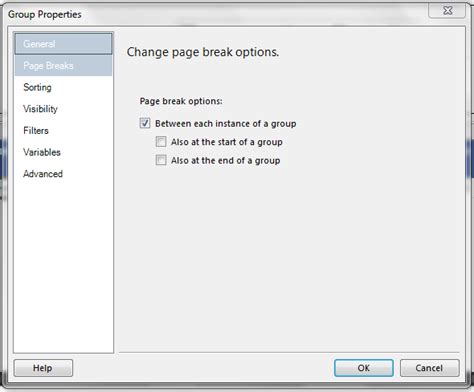 Rdlc Report Grouping With Page Break Table Header Repeat Group Totals