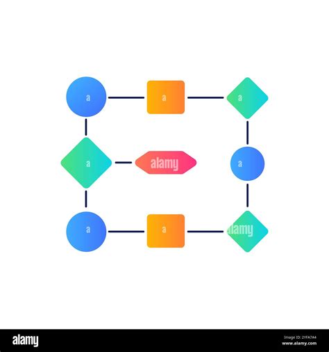 Gradient Flowchart For Team Structure Workflow And Data Organization