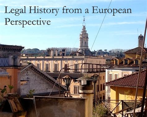 European Society For Comparative Legal History Podcast Series Legal