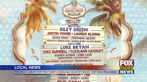 Ccmf Reveals Daily Lineup For 2026 Wfxb
