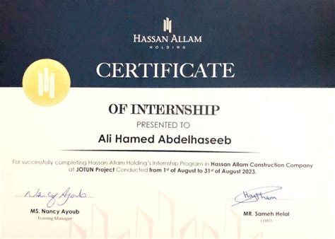 Ali Hamed On Linkedin Hassanallam Internship 50 Comments