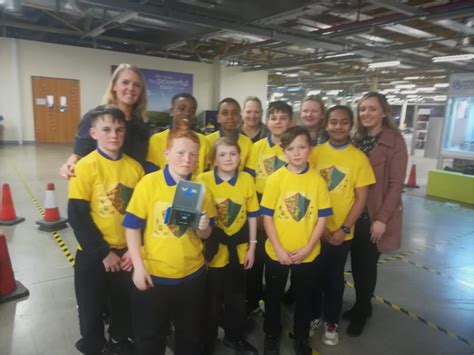 Vex Robotics Team With Their Award Donoughmore And Knockea Parish In Limerick