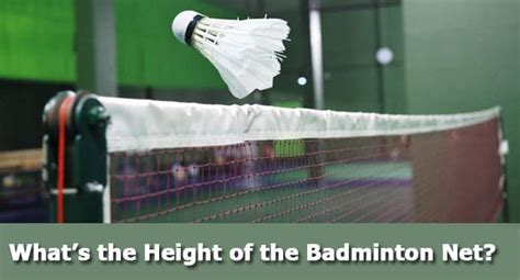 Official Dimensions Of A Badminton Net Height Markings 49 Off