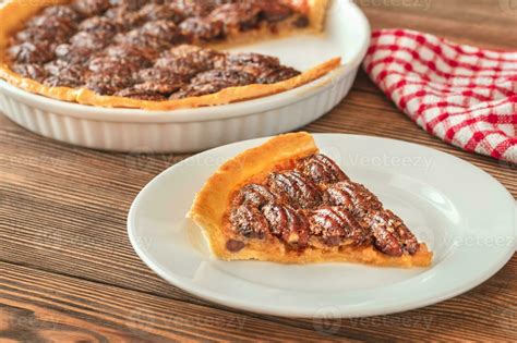 Pecan Pie Wedge 24216938 Stock Photo At Vecteezy