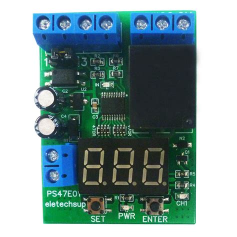 Dc V V Led Digital Relay Switch Control Board Module Relay Module Voltage Detection Charging