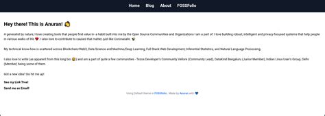GitHub Fossworx Labs Fossfolio A Blazingly Fast Fully Hackable Static Site Generator Built