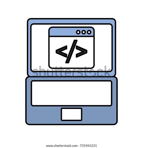 Programm Coding Binary Computer Development Digital Stock Vector