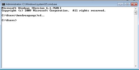 Tutorial CMD Command Untuk Memundurkan Directory Kembali Ke Folder Sebelumnya Materi Kuliah