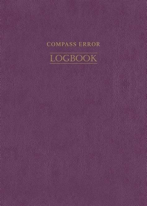 Compass Error Logbook Log Books Unknown Author 9781905331567 Books