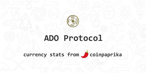 Ado Protocol Ado Price Live Chart Index Market Cap Coinpaprika