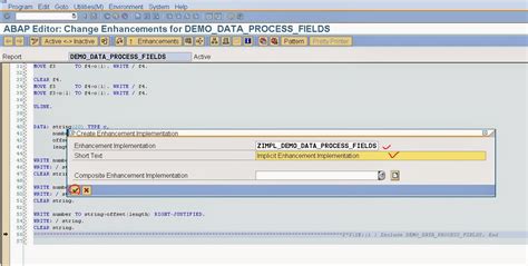 Implicit Enhancement Sapcodes