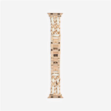 Paris Bracelet Apple Watch Band Vintage Rose Gold White The Salty Fox