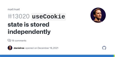 `usecookie` state is stored independently · issue 13020 · nuxt nuxt