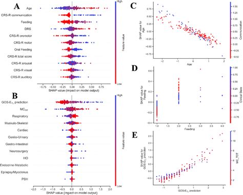 Shap Values Were Computed For Both The Admission Knn A And The Download Scientific Diagram