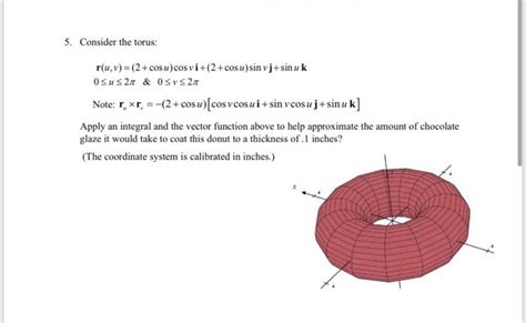solved 5 consider the torus