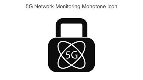 5G Network Monitoring Monotone Icon In Powerpoint Pptx Png And Editable Eps Format PPT Presentation