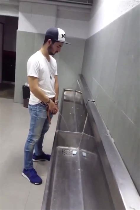 Hot Guys Pissing At The Urinal Video 4
