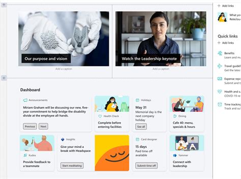 use the viva connections dashboard web part microsoft learn