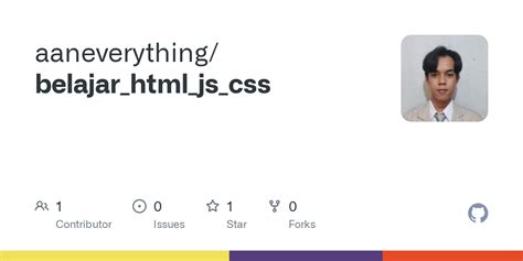 Github Aaneverything Belajar Html Js Css