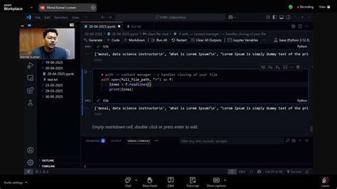 Day10 Datascience Python Filehandling Learningeveryday Enjoy Bhodra