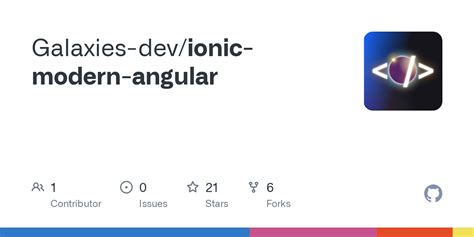 github galaxies dev ionic modern angular