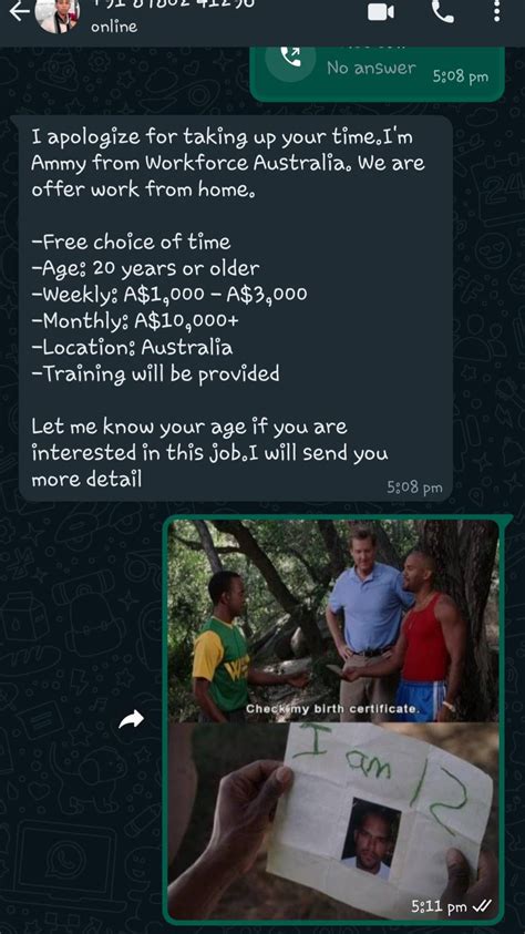 Had A Weird Number Call Me Then Received This Rscambait