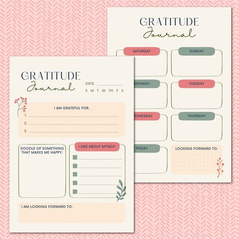 Free Free Printable Gratitude Journal Download Free Free Printable