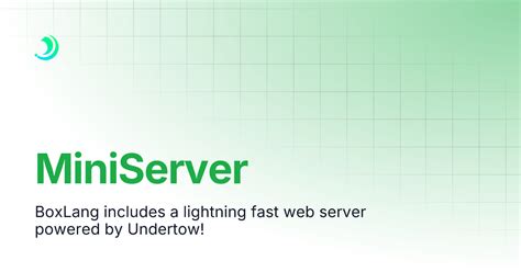 Miniserver Boxlang A Modern Dynamic Jvm Language