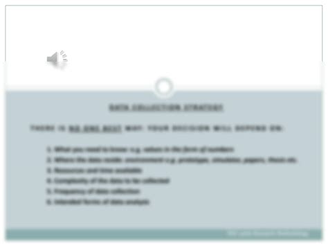 Solution Research Methodology Lecture 6 Data Collection Strategy