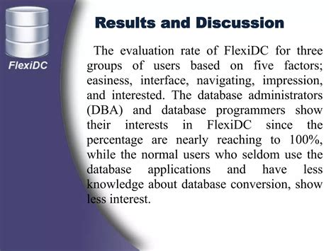 Flexi Dc A Flexible Platform For Database Conversion By Wael Yahfooz
