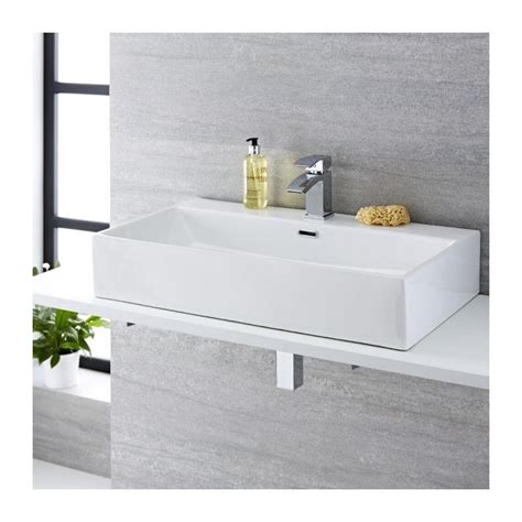 Buy Rectangular Countertop Basin 750mm X 420mm