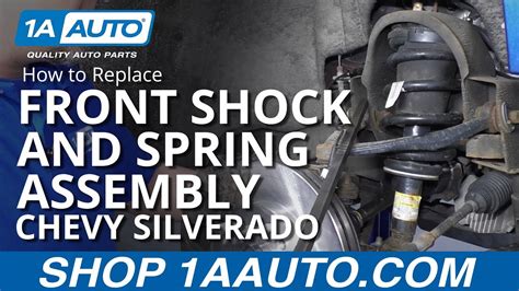 How To Replace Front Shock And Spring Assembly 2014 17 Chevy Silverado
