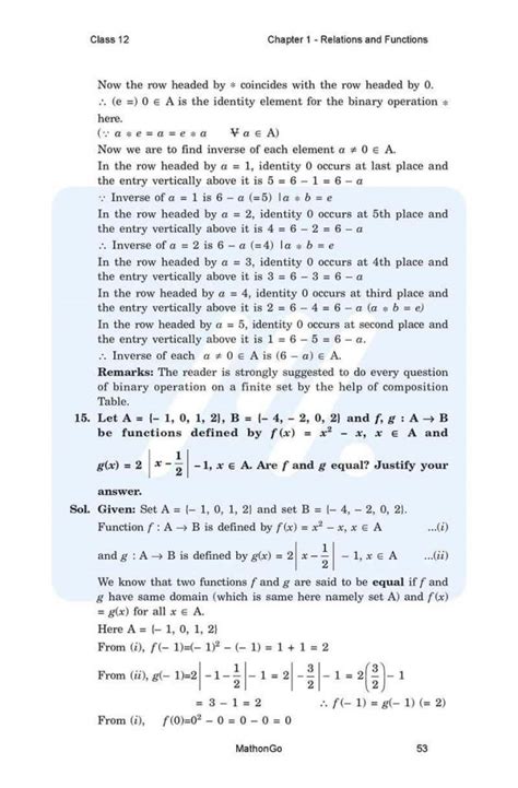 Ncert Solutions For Class 12 Maths Chapter 1 Miscellaneous Mathongo