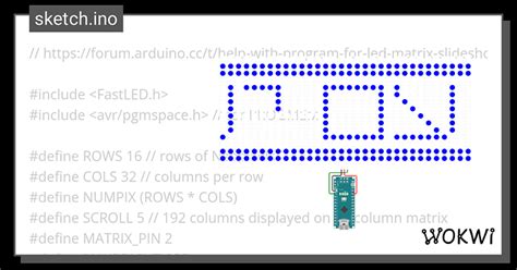 Help With Program For LED Matrix Slideshow LEDs And Multiplexing