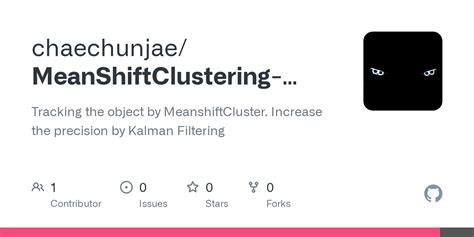 Github Chaechunjae Meanshiftclustering Kalmanfitering Tracking The Object By