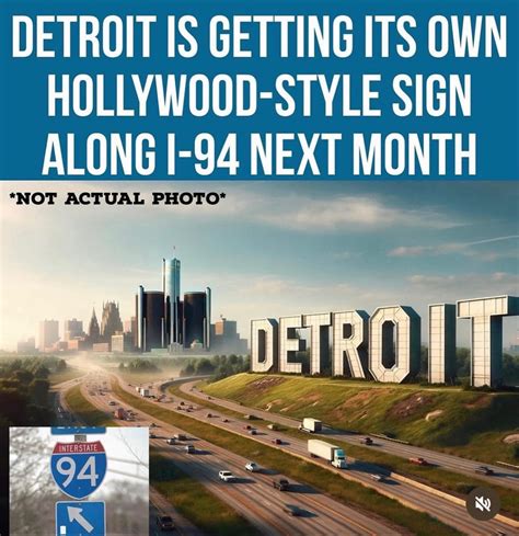 Detroits New Hollywood Sign And How Ai Nonsense Led Us Wrong