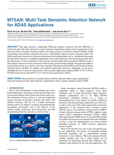 pdf mtsan multi task semantic attention network for adas applications