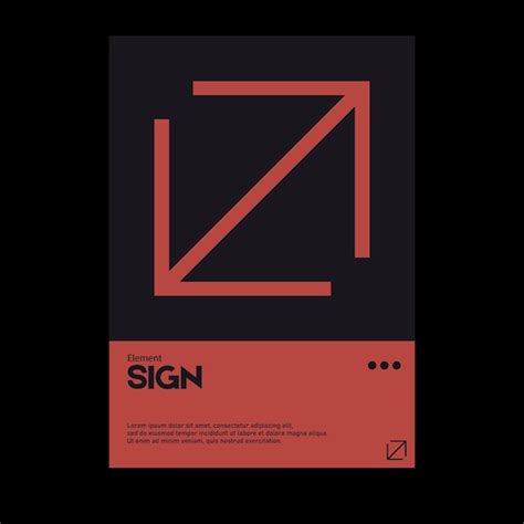 Premium Vector Meta Modern Aesthetics Of Swiss Design Poster Layout