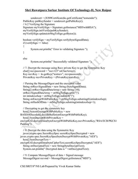 Network Security Lab Manual Doc