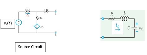 Solved P2 25 Pts The Source And Rlc Circuits From P1 Are