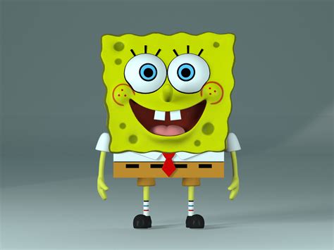 Spongebob Bob Esponja 3d Model