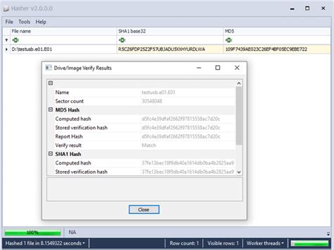 Md5sha1 Hash Not Matching From Ez Hasher And Ftk Imager R