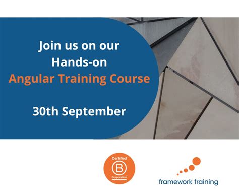 our instructor led angular training framework training