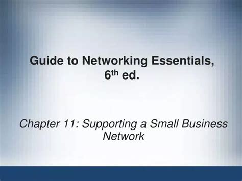 PPT Guide To Networking Essentials 6 Th Ed PowerPoint Presentation ID 5139503