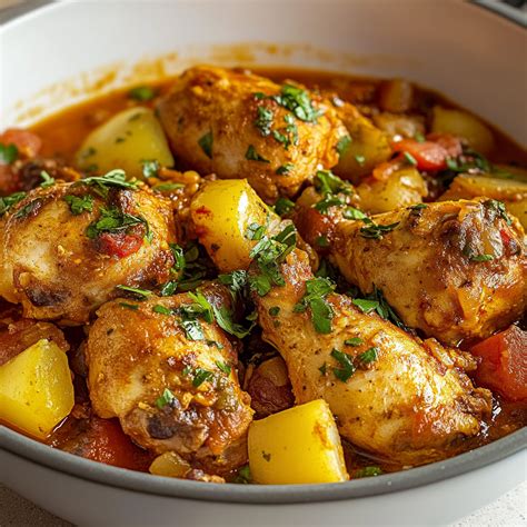 Pollo Guisado Puerto Rican
